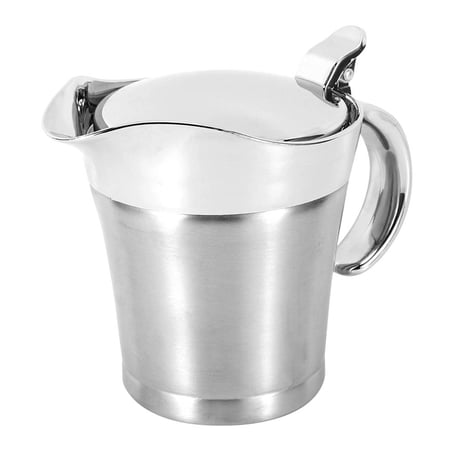 Sauce Jug, Thumb Operated Lid Non Drip Ergonomic Design Gravy Boat For ...