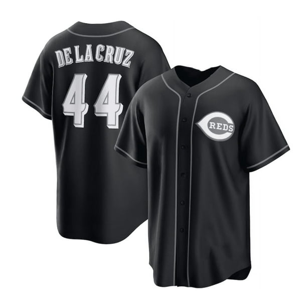 Men Women Cincinnati Reds Baseball Jersey DELACRUZ 44# STEER 7# INDIA 6 ...