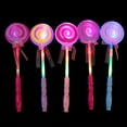 LED Lollipop Fairy Princess Wand Flash Light Glow Stick Party Supplies ...