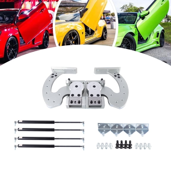 Miumaeov Universal Adjustable Vertical Door Hinges Bolt Butterfly 90 ...