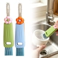 Detail Crevice Brush, 3-in-1 Tiny Bottle Cap Gasket Groove Cleaner with ...