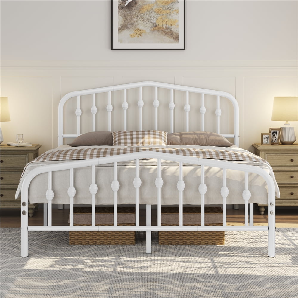 Click here for Yaheetech Modern Metal Bed Frame With Arched Headb... prices