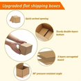 6x4x4 inches Small Shipping Boxes Set of 25, Brown Corrugated Cardboard ...