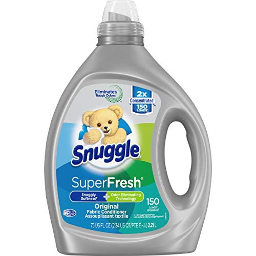 Snuggle Liquid Fabric Softener, SuperFresh Original, Eliminates Tough ...