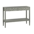 TMS Reggio 2-Drawer Sofa Table, Charcoal Gray - Walmart.com