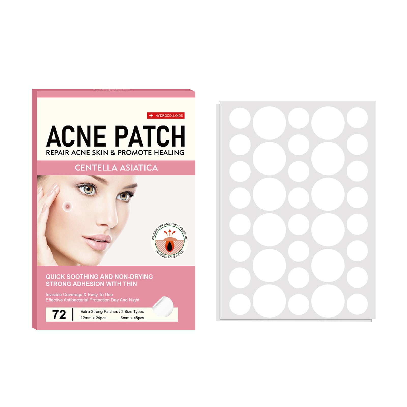 Parche de acné estrella, espinillas, manchas de acné, marcas de ...