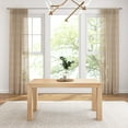 Plank+Beam 60" Modern Dining Table for 4, Solid Wood Rectangular ...