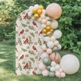 Arch Backdrop 7.2 Ft, Cardinal Bird Spandex Stretch Fitted Arch Cover ...