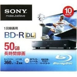 SONY Recording Blu-ray Disc BD-R DL 1-2 Speed Compatible 50GB 10 Pack 10BNR2VXPS2 | Walmart Canada