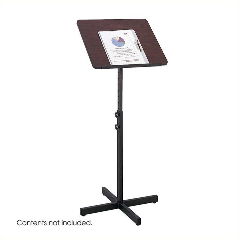 Safco Mahogany Adjustable Lectern - Walmart.com