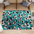 Leopard Print Rug, Animal Theme Area Rugs for Living Room, Modern ...