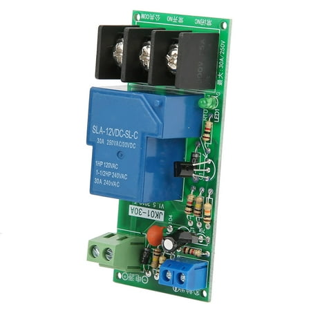 Timer Module, 30A Delay On/Off Switch Module, Adjustable Timer Module 82x35Mm For Lighting Delay ...