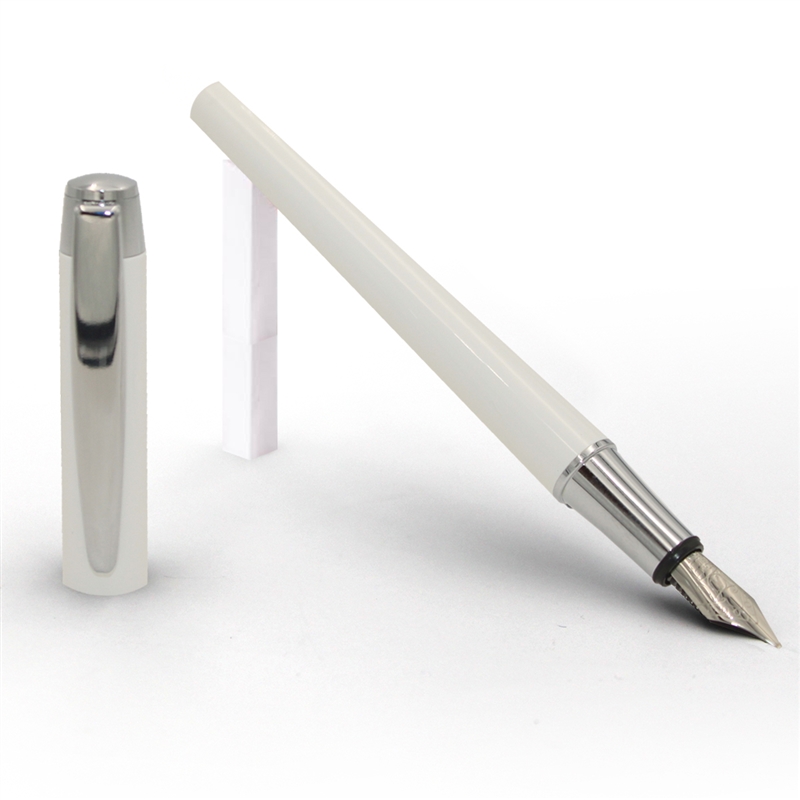 Schmidt Intrinsic Fountain Pen - White - Walmart.com