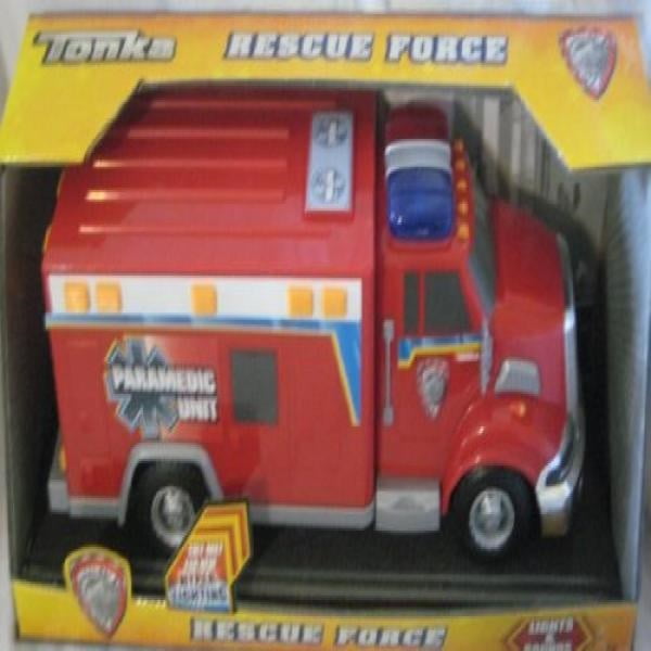 Tonka Rescue Force Lights and Sound Paramedic EMT Vehicle - Hyper ...