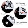 Coffee PET Plastic Hollow Out Drawing Painting Stencils Templates ...