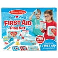 Melissa And Doug Get Well First Aid Kit Play Set 25 Toy Pieces