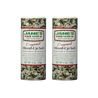 Janes Krazy Mixed Up Seasoning Salt, 4 Ounce with Herbs, Spices ...
