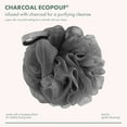 EcoTools Charcoal Bath Sponge Loofah for Body Cleansing & Exfoliating ...