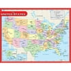 Teacher Created Resources Colorful United States of America Map Chart ...