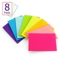 8 Pads Lined Sticky Notes 4x6 Sticky Notes with Lines Self-Stick Note ...