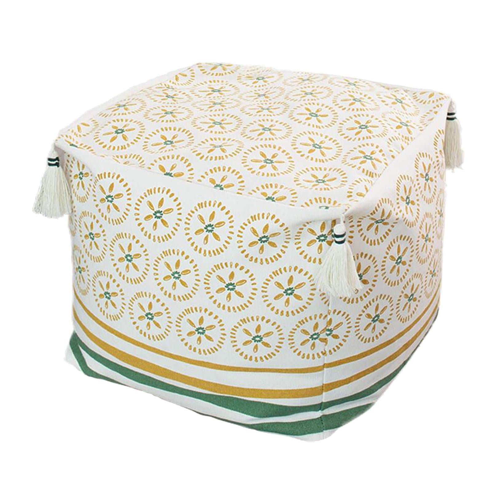 Click here for Simhoa Boho Puff Cover Unslung Puff Tufted Footres... prices