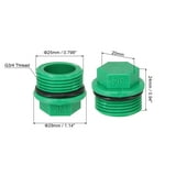 G3/4" Outer Hex Male Thread PPR Pipe Fitting End Cap, Tubing Stopper ...