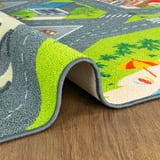KC Cubs Playtime Collection Multicolored Polypropylene Road Map ...