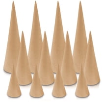 AllStellar Small Paper Mache Cones 7X3 in. Set of 3 - DIY Art Projects ...