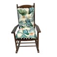 TOPCHANCES 2 Piece Rocking Chair Cushion Set with Non-Slip Ties, Swing ...