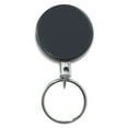 Advantus Heavy-Duty Retractable ID Card Reel, 18" Extension, Black ...