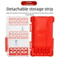 Tool Bit Holder Box Case Heavy Duty Plastic Construction Quick Access ...