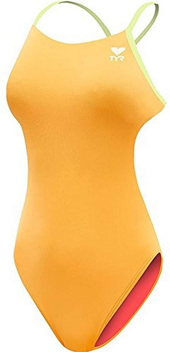TYR Solid Swimsuit Cutoutfit Swimwear - Walmart.com