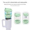 40Oz Skin Tone Cup Lid, 3-In-1 Sip Lid - Sealing Leakproof, With Straw ...