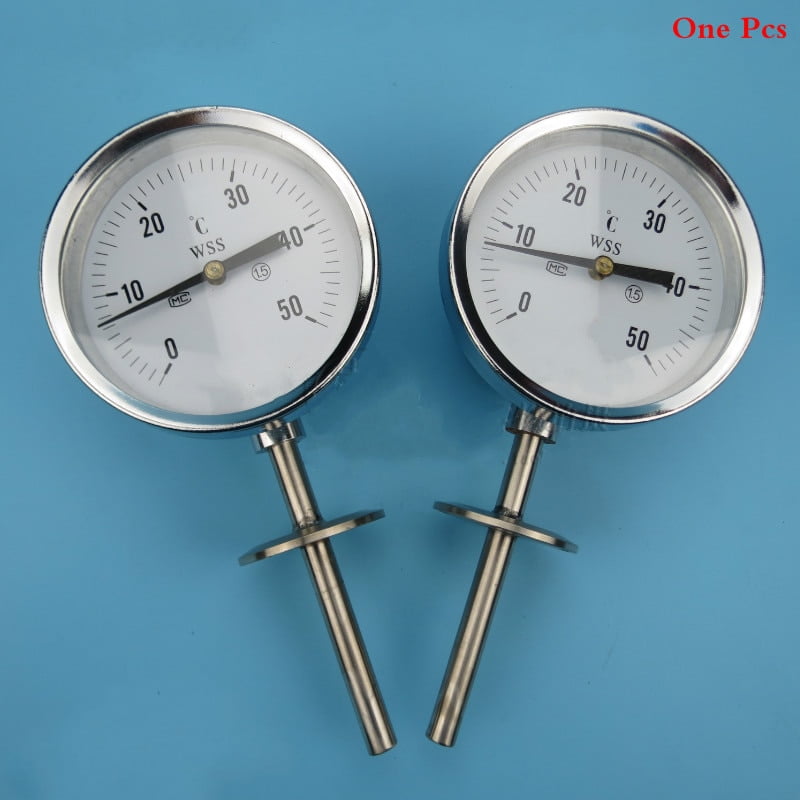 WSS-411 Food grade thermometer,Bimetallic thermometer gauge for food cooking meat,Radial ...