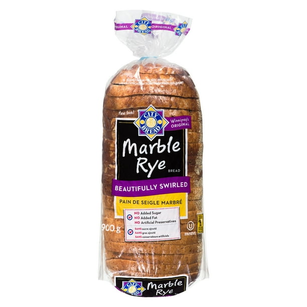 City Bread Marble Rye, 900g - Walmart.ca