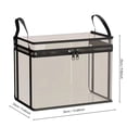 Eolstice Clear PVC Storage Bin, Foldable Transparent Clothes Organizer ...