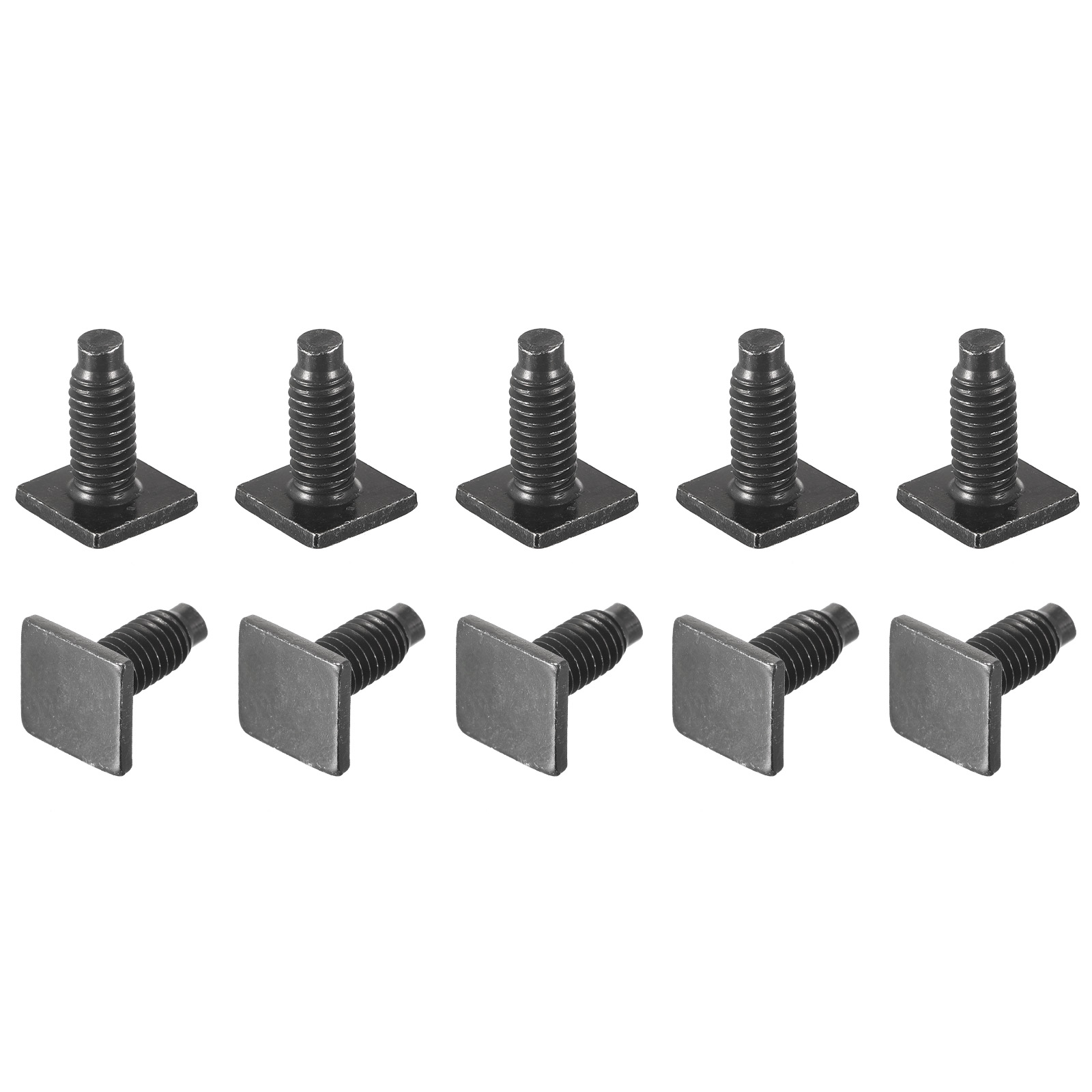 Square Head Bolt, 20 Pack M6x15mm Carbon Steel Grade 8.8 Square Screws ...