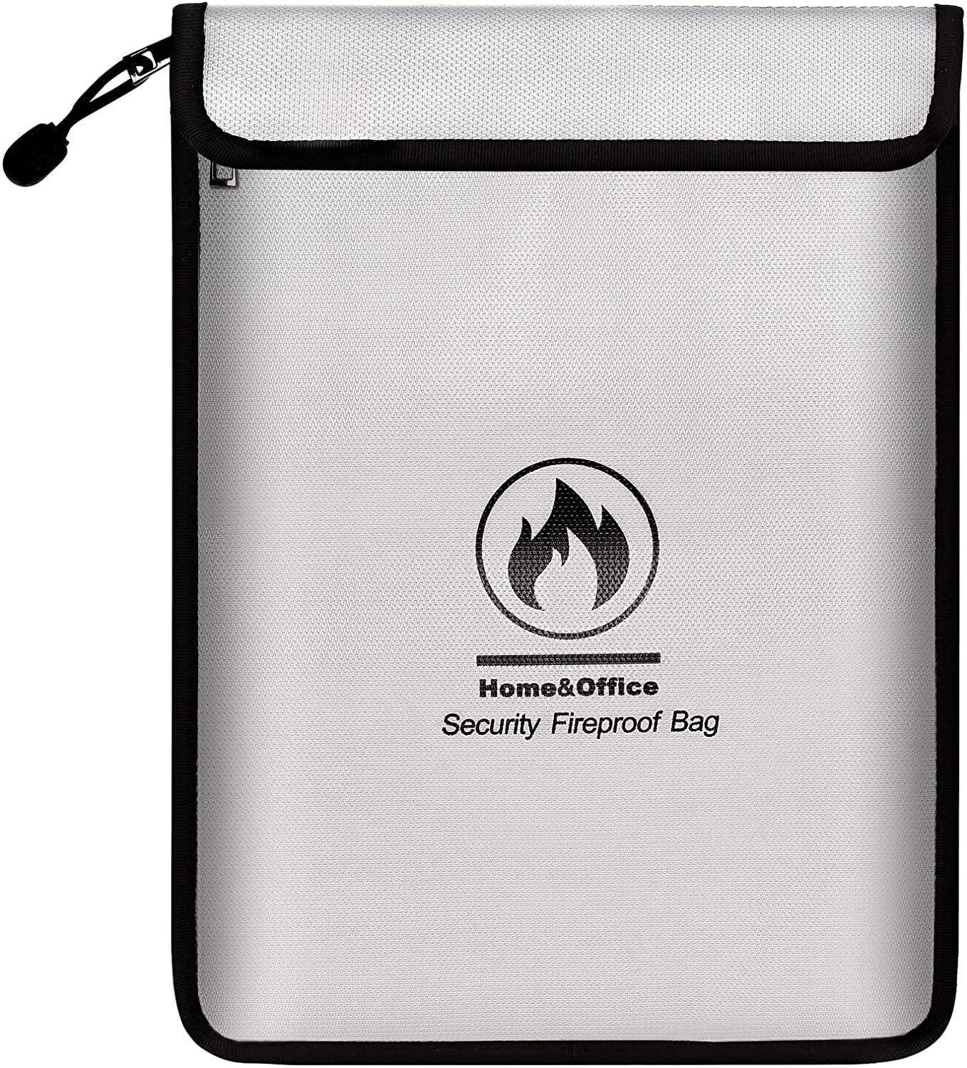 Upgraded 2 Pockets Fireproof Document Bag (2000°F), 15" x 11"Waterproof ...