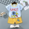 Ccpelsie Toddler Baby Boys Two-Piece Set Sport Print Breathable Short ...