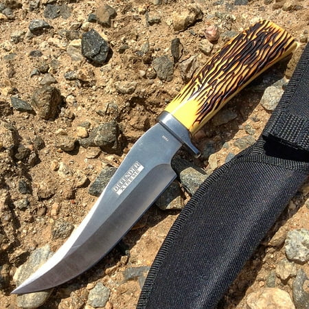 10.5" Defender Xtreme Silver Hunting Knife with Sheath | Walmart Canada