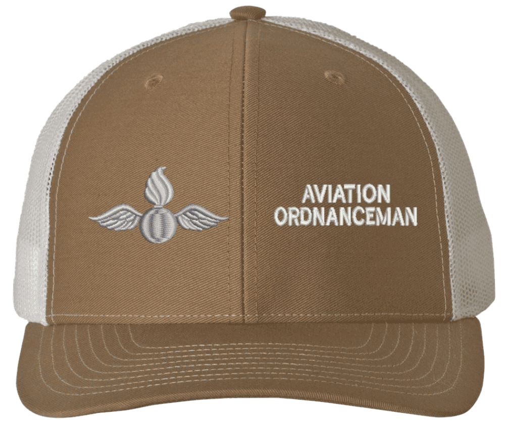 Navy Aviation Ordnanceman (AO) Rating USA Mesh-Back Cap - Walmart.com