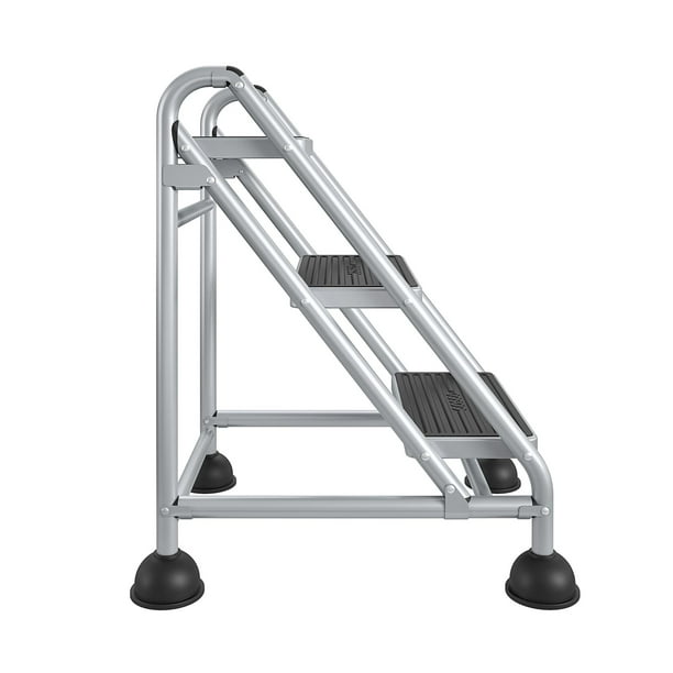 Cosco Rolling Commercial Step Stool CSC11834GGB1 - Walmart.com ...