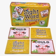 Kids Reading Skills Enhancing Sight Word Matching Memory Game for ...