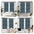 Astronaut and Starry Sky Blue Pattern Blackout Curtains,Triple Weaved ...