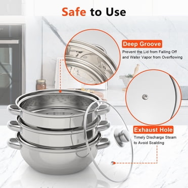 Presto 06006 Electric Pot Multi-Cooker/Steamer, Fry Cooker, 5 Quarts ...