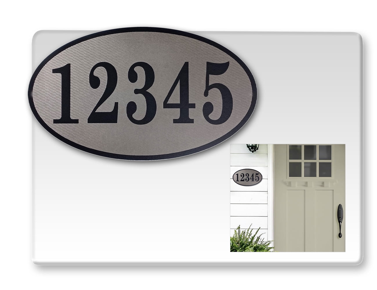 Curb-N-Sign Custom Fancy Address Numbers for Outside, Custom, Super ...