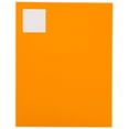 JAM Paper Square Address Labels, 2 x 2, Neon Orange, 120 per Pack ...