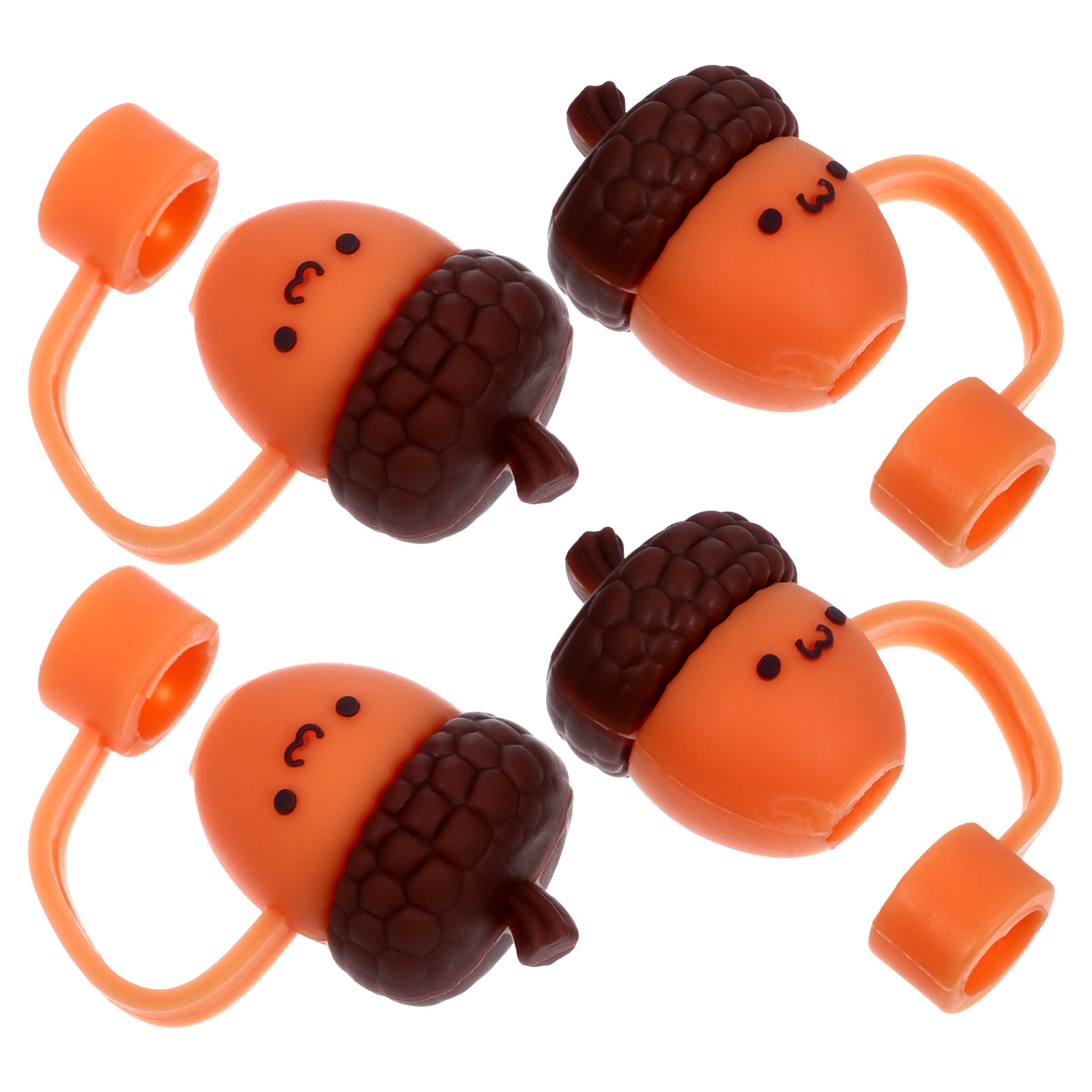 Click here for Lifkome 4pcs Adorable Straw Stopper Silicone Straw... prices