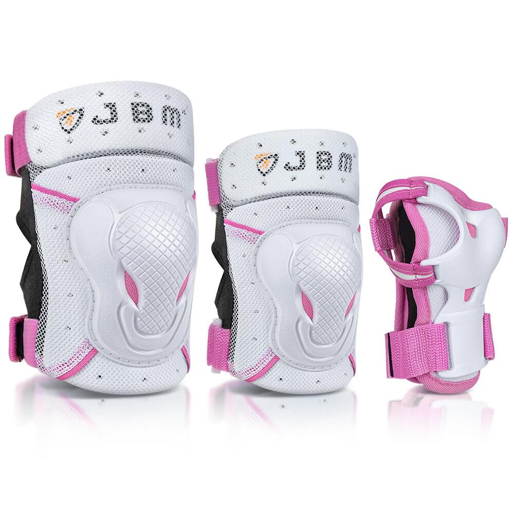 JBM BMX Bike Kids Knee Pads and Elbow Pads with Wrist Guards Protective ...