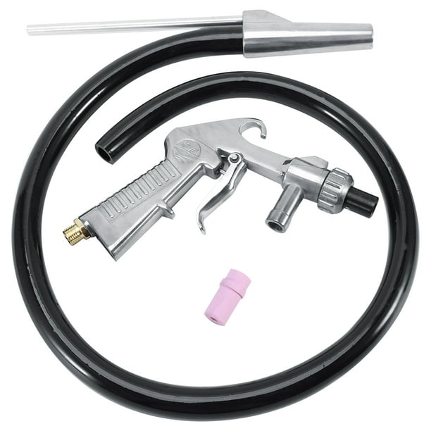 Heavy Duty Aluminum Air Sand Blaster Kit Grit Shot Blasting Gun Machine Tool + 2 Nozzle - Walmart.ca